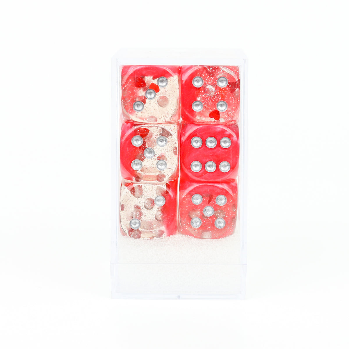 Hearts Playing Card D6 | 16 mm Wargaming Miniatures Dice Set | Sirius Dice