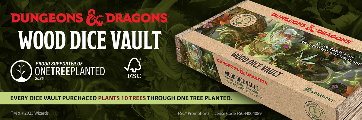 Sirius Announces Dungeons Dragons Wood Dice Vault Sirius Dice