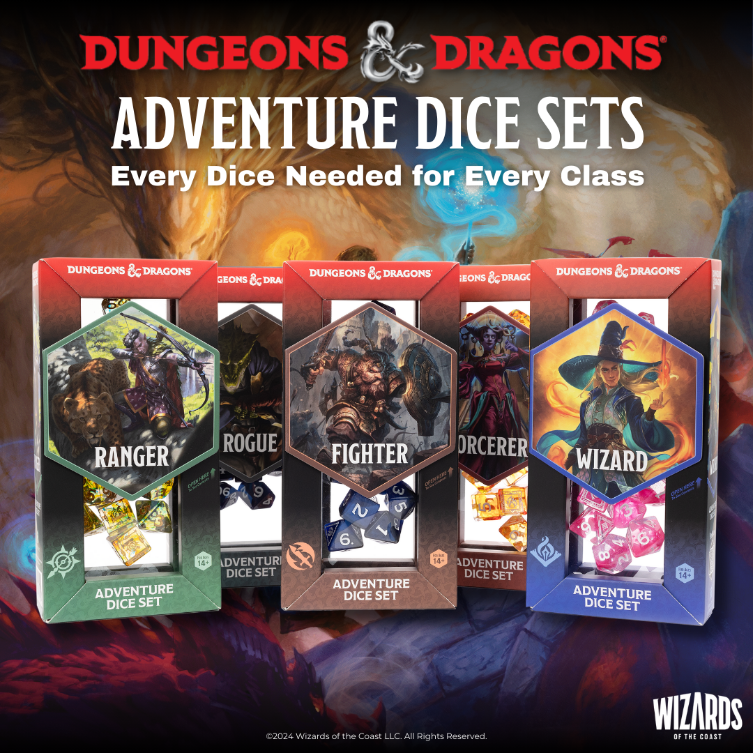 Dungeon & Dragons Adventure Dice Sets – Sirius Dice