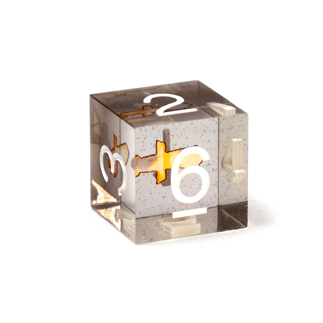 Sharp-Edge Dice with Daggers | Unique Dnd Dice for Rogues | Sirius Dice